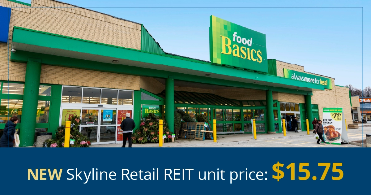 Skyline Retail REIT increases unit value to $15.75 | Skyline Wealth ...